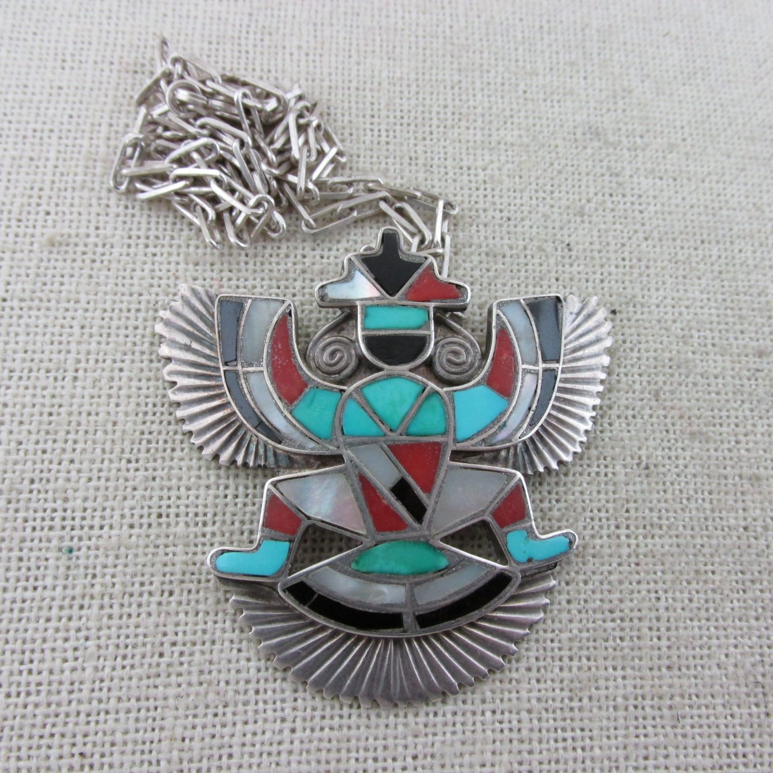 TUCSON INDIAN JEWELRY | ALONZO HUSTITO Zuni Pendant 😢SOLD