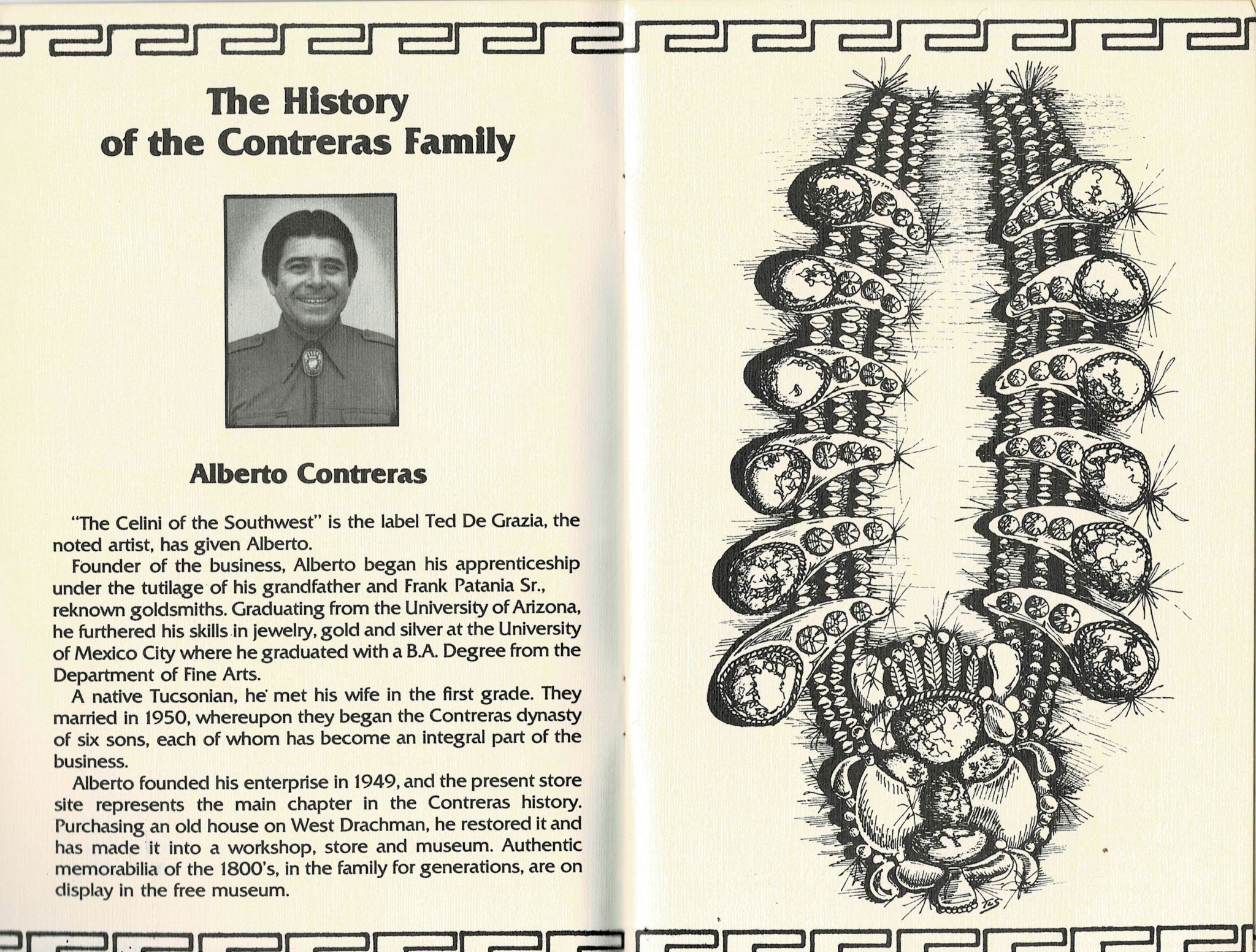 TUCSON INDIAN JEWELRY | Alberto Contreras & Sons Book