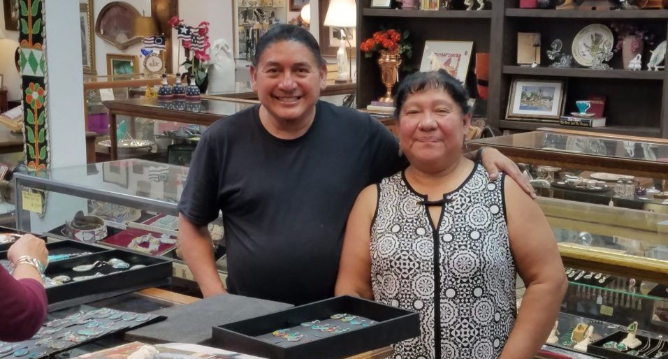 TUCSON INDIAN JEWELRY | artist MARY FRANCES CORIZ AGUILAR Santo Domingo